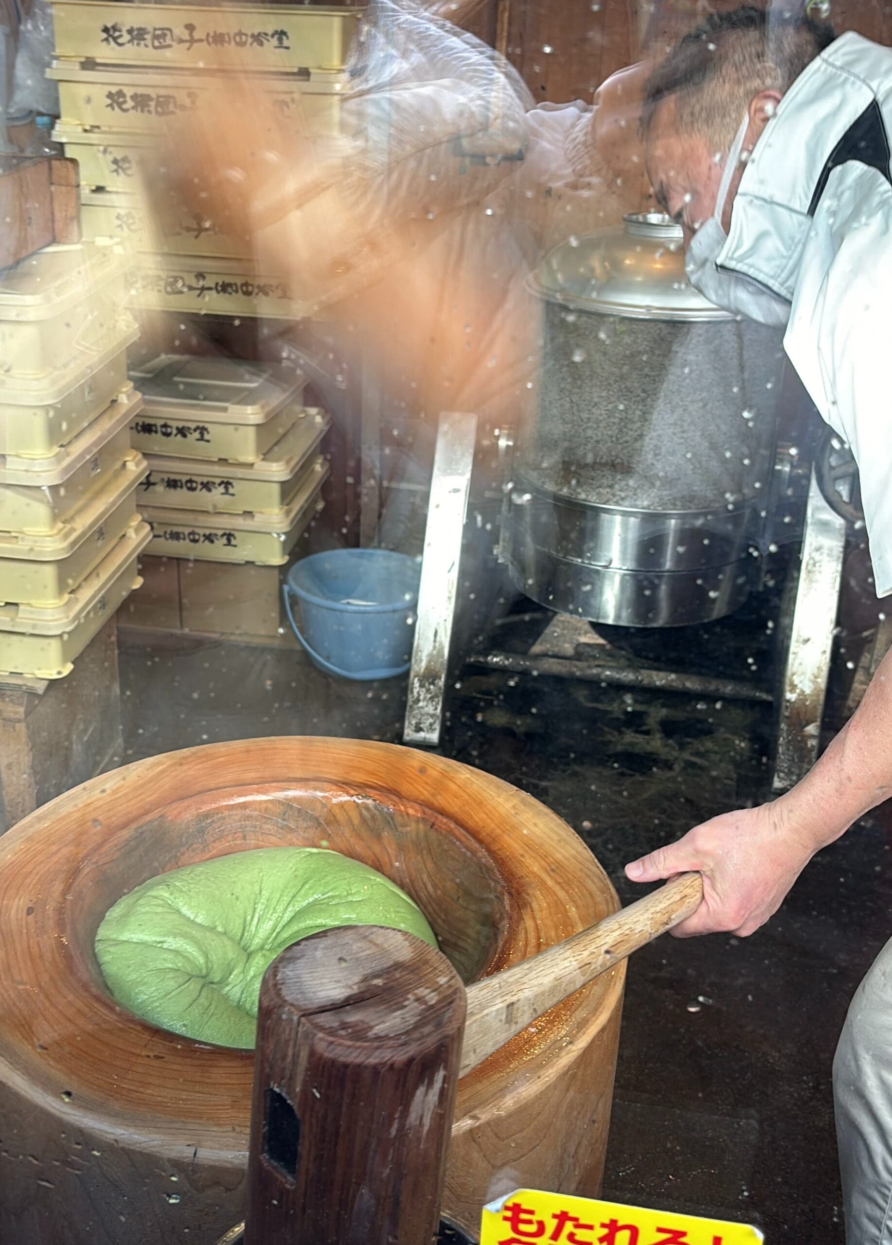 Experience High-Speed Mochi Pounding and Yomogi Mochi at Nakatanidou ...